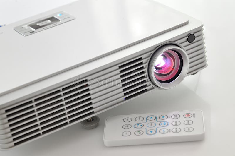 Video led projector stock image. Image of digital, office - 56152807