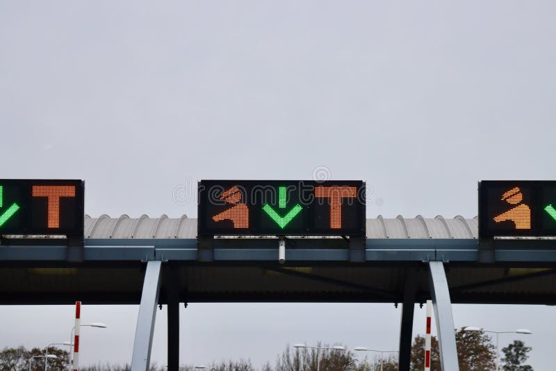 Toll Ahead Sign Stock Photos - Free & Royalty-Free Stock Photos from ...