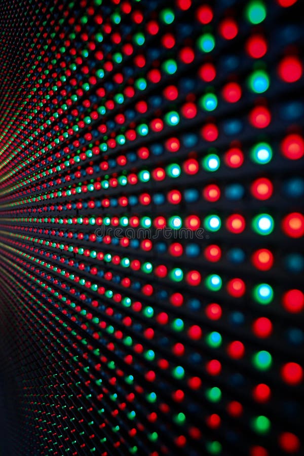 LED Screen stock photo. Image of color, abstract, colored - 7324266