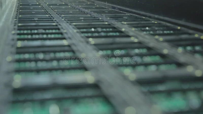Led Screen. Breakdown Microcircuits Led Screen in Workshop Stock Video ...