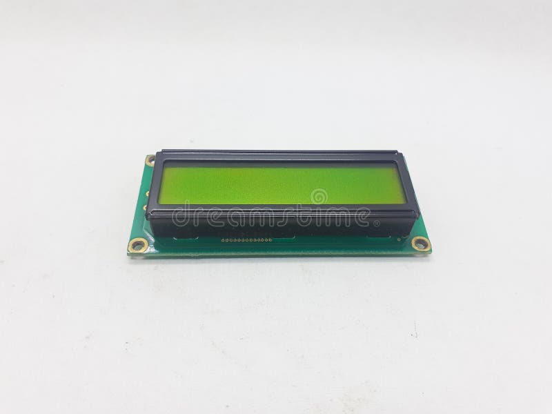 An LED Screen Component in White Isolation Background Stock Image ...