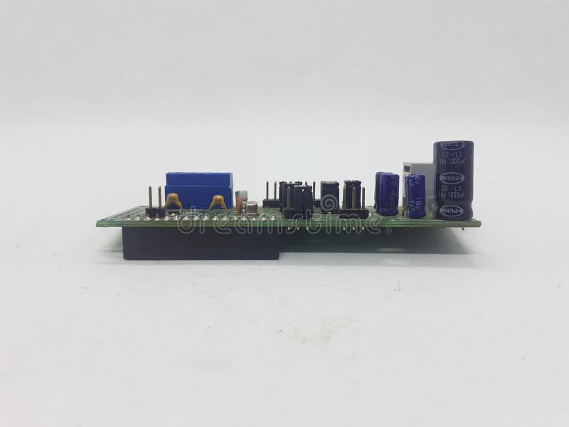 An LED Screen Component in White Isolation Background Stock Photo ...