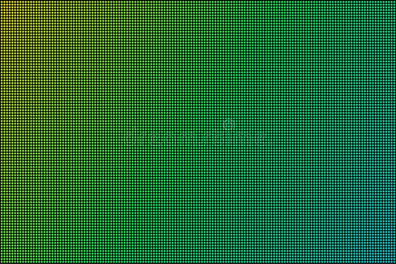 Led Screen. Dot RGB Background Television. Vector Stock Illustration ...
