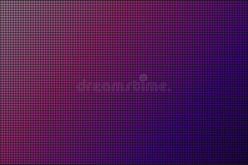 Led Screen. Dot RGB Background Television. Vector Stock Illustration ...