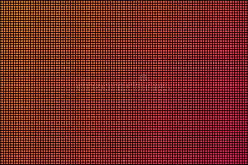 Led Screen. Dot RGB Background Television. Vector Stock Illustration ...