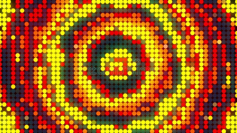 LED Screen Dots Abstract Background, 3d Rendering Computer Generating, LED Display Technology ...