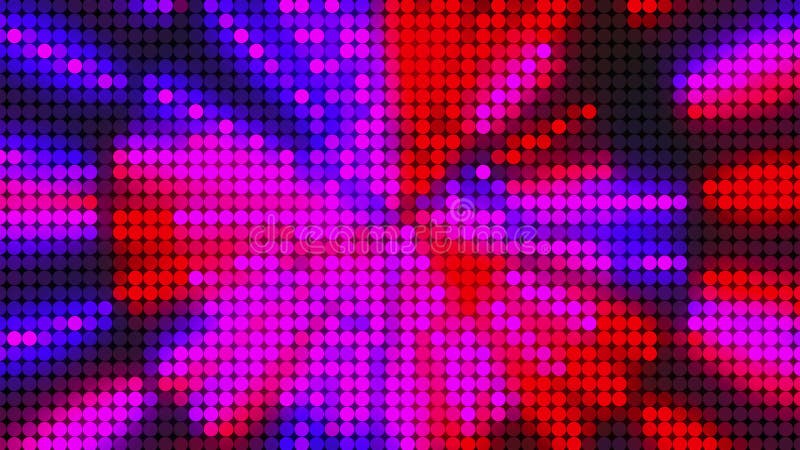 LED Screen Dots Abstract Background, 3d Rendering Computer Generating, LED Display Technology ...