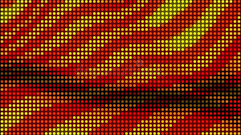 LED Screen Dots Abstract Background, 3d Rendering Computer Generating, LED Display Technology ...