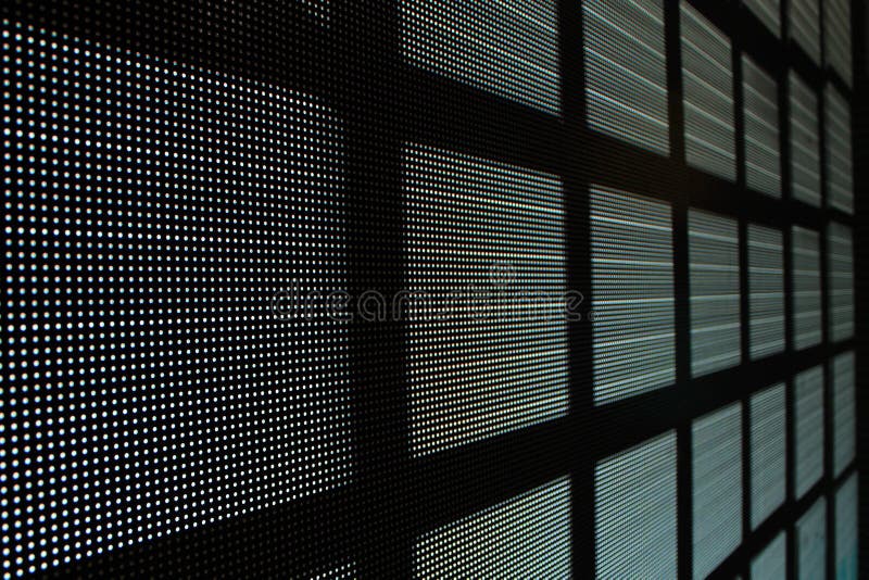 LED Screen - RGB Diodes Macro Stock Image - Image of display, close ...
