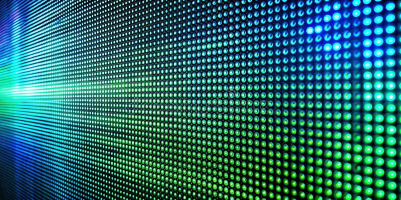 LED Screen Gradient Blue Green Dots Abstract Background Stock Photo ...