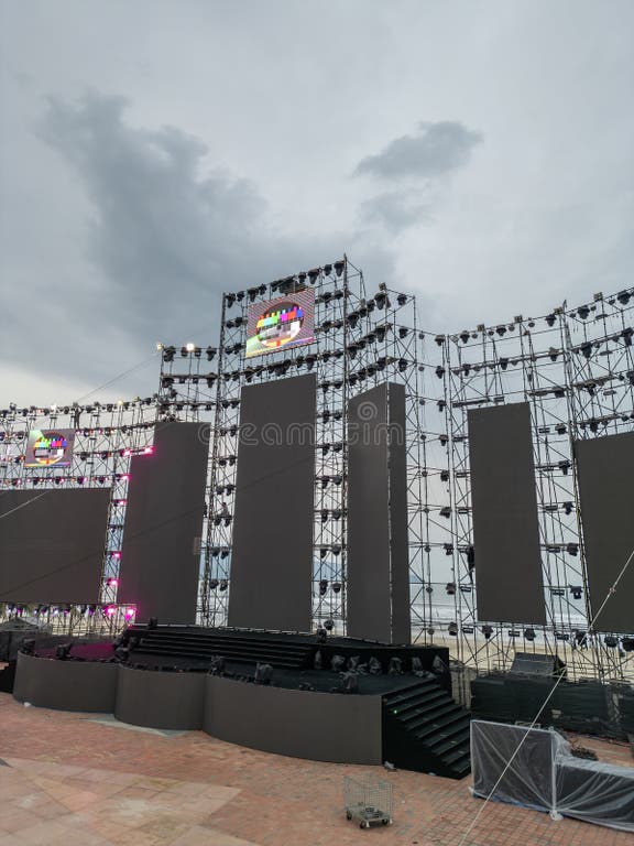 Led Screen Installation and Calibration for Event Stage Setup, Panel ...