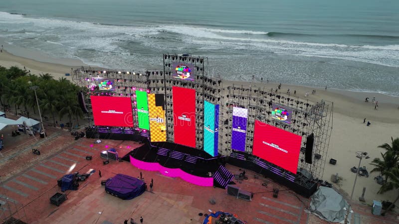 Led Screen Installation and Calibration for Event Stage Setup, Panel ...