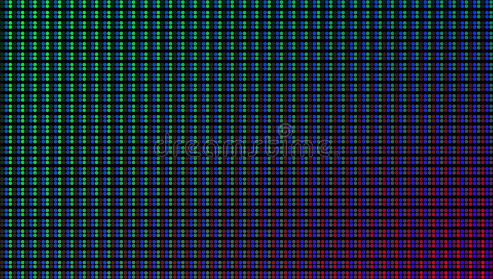 Led Screen Texture. Digital Display with Dots. Lcd Pixel Monitor ...