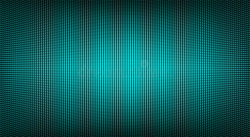 Led Screen Texture. Lcd Pixel Monitor with Dots. Vector Illustration ...