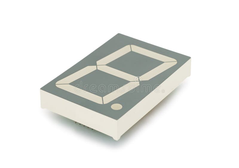 Led Seven Segment Indicator Stock Photo - Image of segment, diode: 14321942