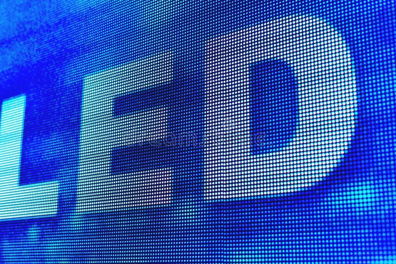 LED Sign at the LED Smd Screen Stock Photo - Image of equipment ...