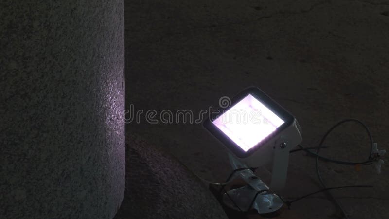 LED Spot Light Changing Colors Stock Video - Video of changing ...