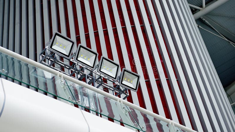Led spot lighting stock photo. Image of device, hall - 60159738