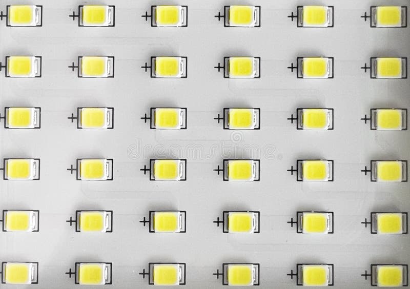 LED Spotlight Close-up Texture Background. Led Technologies. Diodes ...