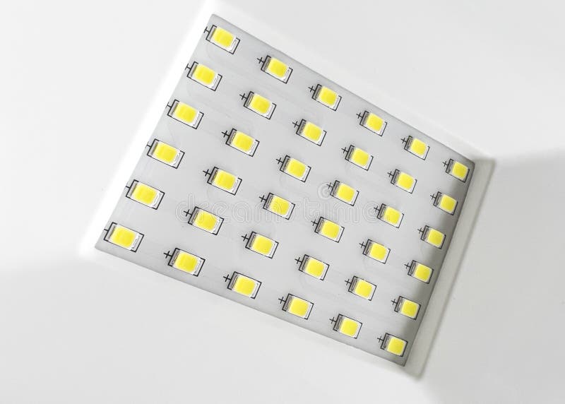 LED Spotlight Close-up Texture Background. Led Technologies. Diodes ...