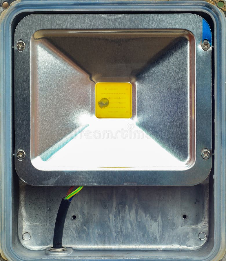 Power of the Electronic Board for High Power LEDs and Burnt LED Stock ...