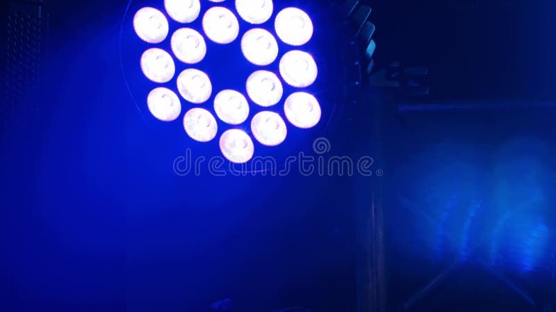LED Stage Light with Color Changes Stock Footage - Video of purple ...