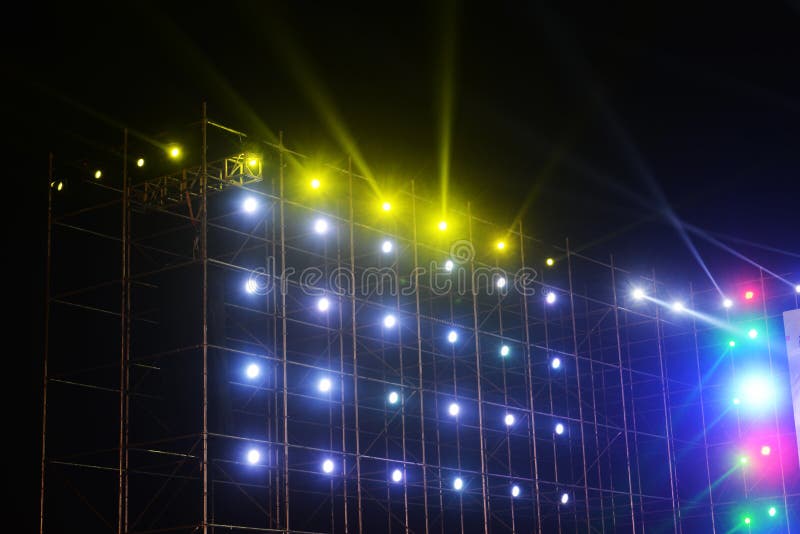 Led Stage Lighting Entertainment Light Club Lamp Stock Photo - Image of ...