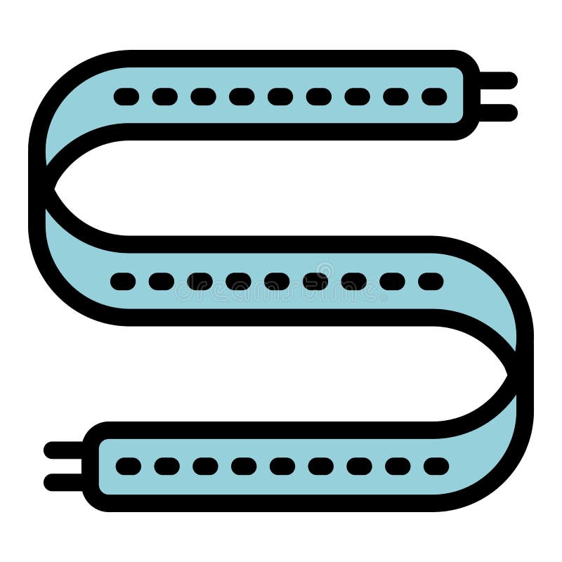 Led Strip Decorate Icon Color Outline Vector Stock Vector ...