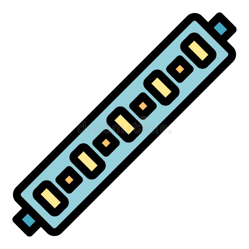 Led Strip Effect Icon Color Outline Vector Stock Vector - Illustration ...