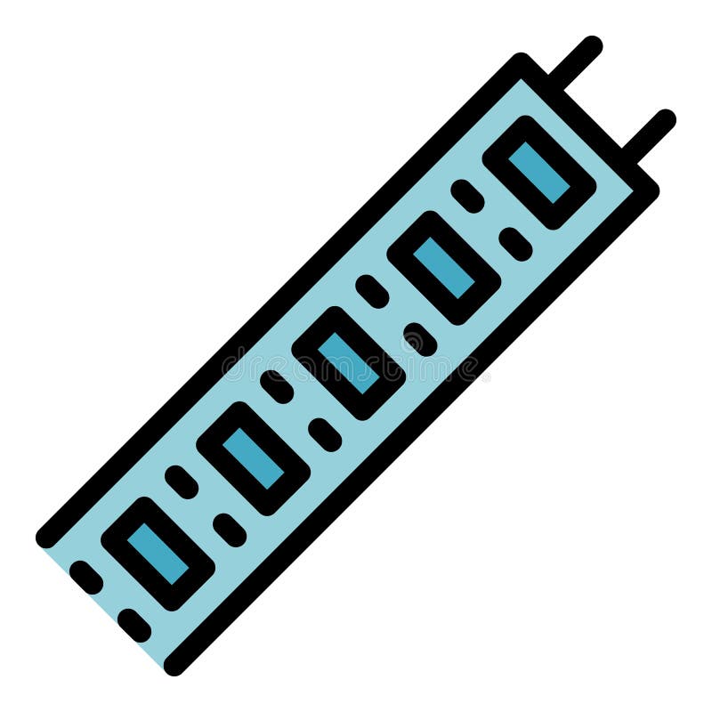 Led Strip Electronic Icon Color Outline Vector Stock Vector ...