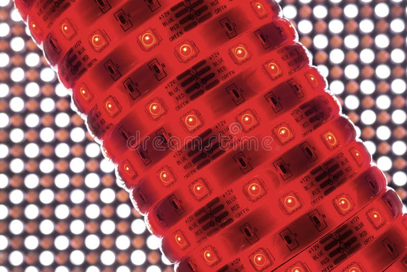 LED strip stock photo. Image of power, modern, closeup - 110490980