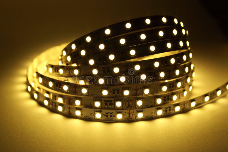 LED Strip Lighting stock image. Image of isolated, electricity - 51848845