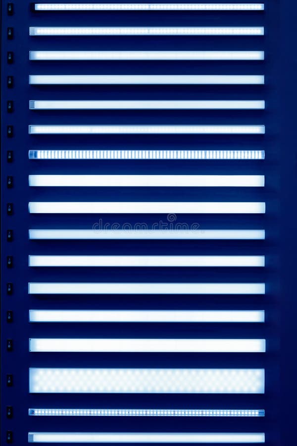 Led Strip Lights Diffusers on a Test Bench Stock Photo - Image of ...