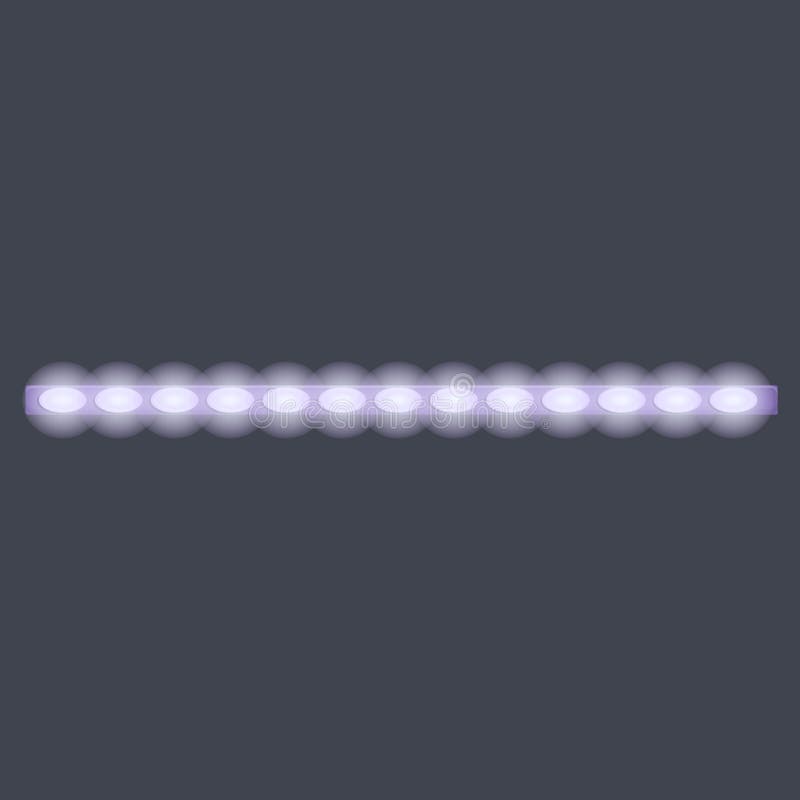 Led Strip Lights Module Icon, Cartoon Style Stock Vector - Illustration ...