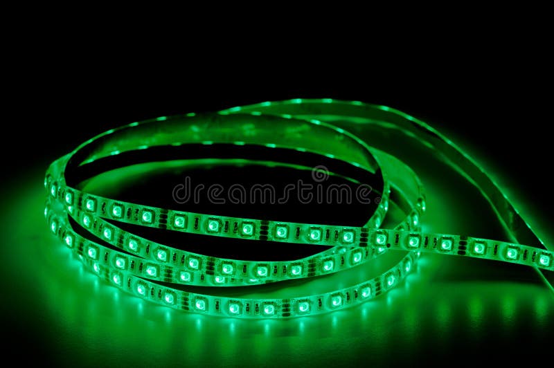 Led strip lights rgb stock photo. Image of industry, lumens - 69575748
