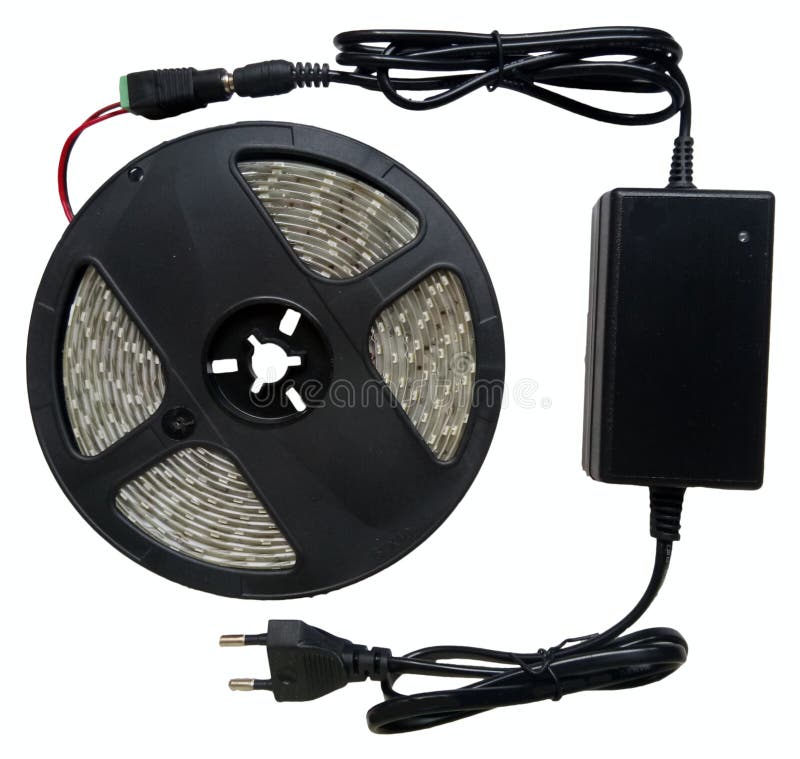,led Strip with Power Supply Stock Photo - Image of light, driver ...