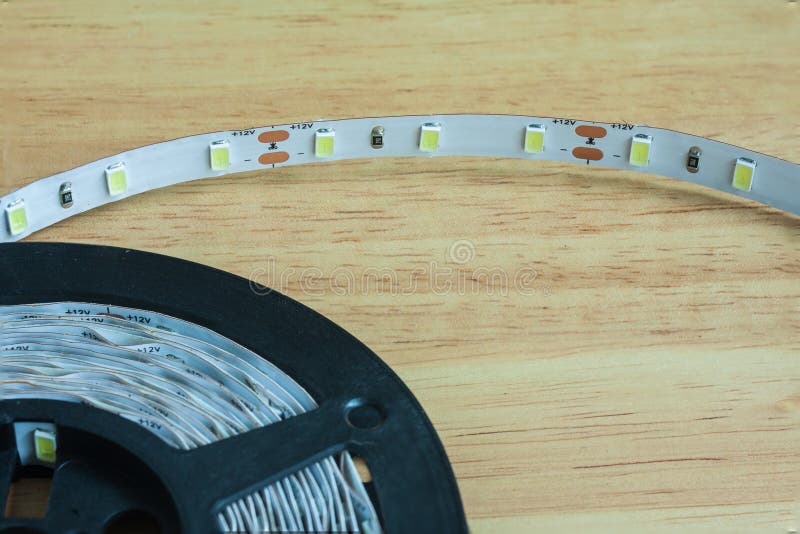 Led strip roll stock photo. Image of white, bright, component - 58597216