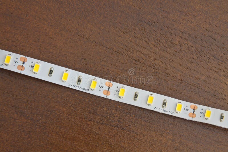LED strip stock image. Image of brown, lamp, bright, lights - 53545743