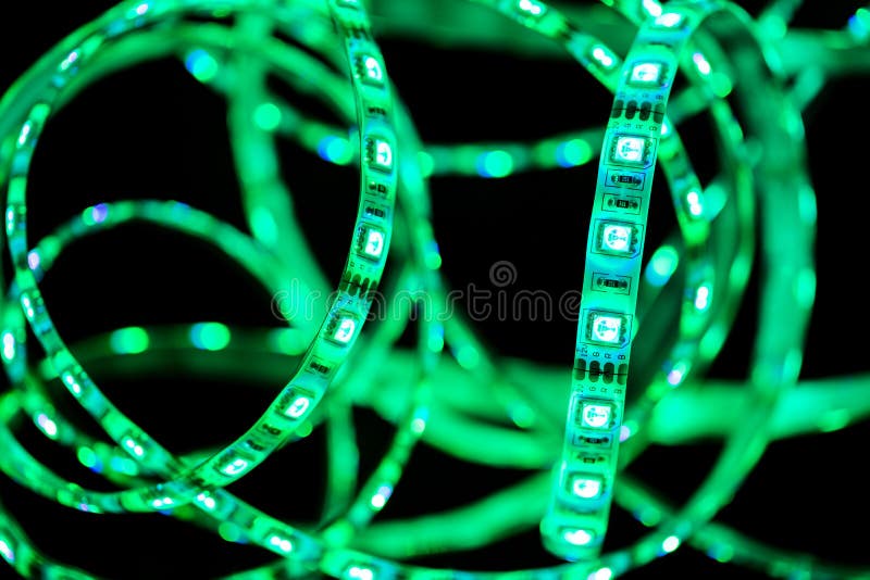Led stripe stock image. Image of black, floodlit, electricity - 67724979