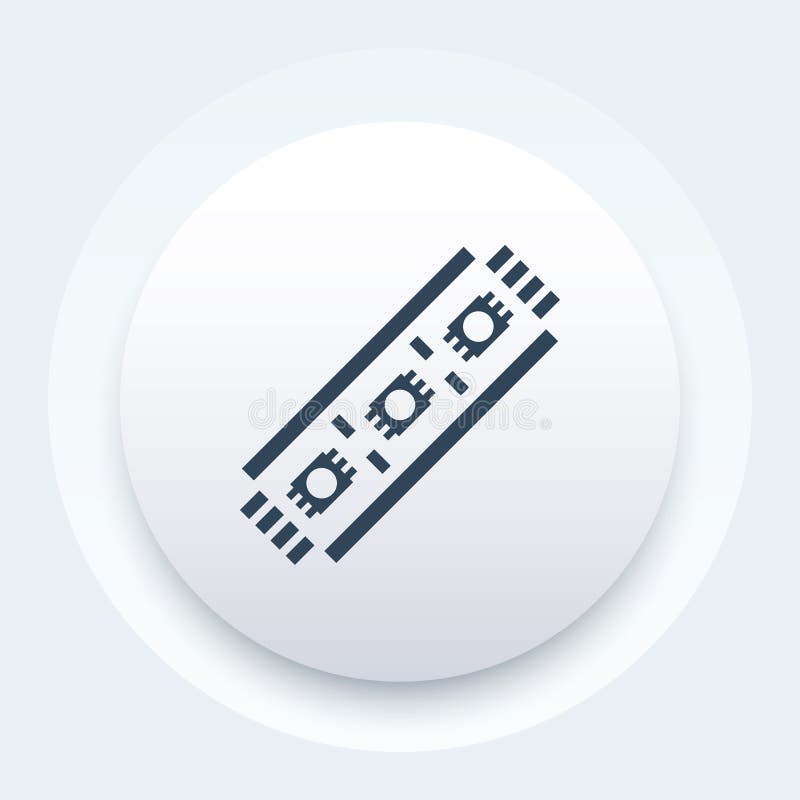 LED Stripe Icon, Vector Pictogram Stock Vector - Illustration of icon ...