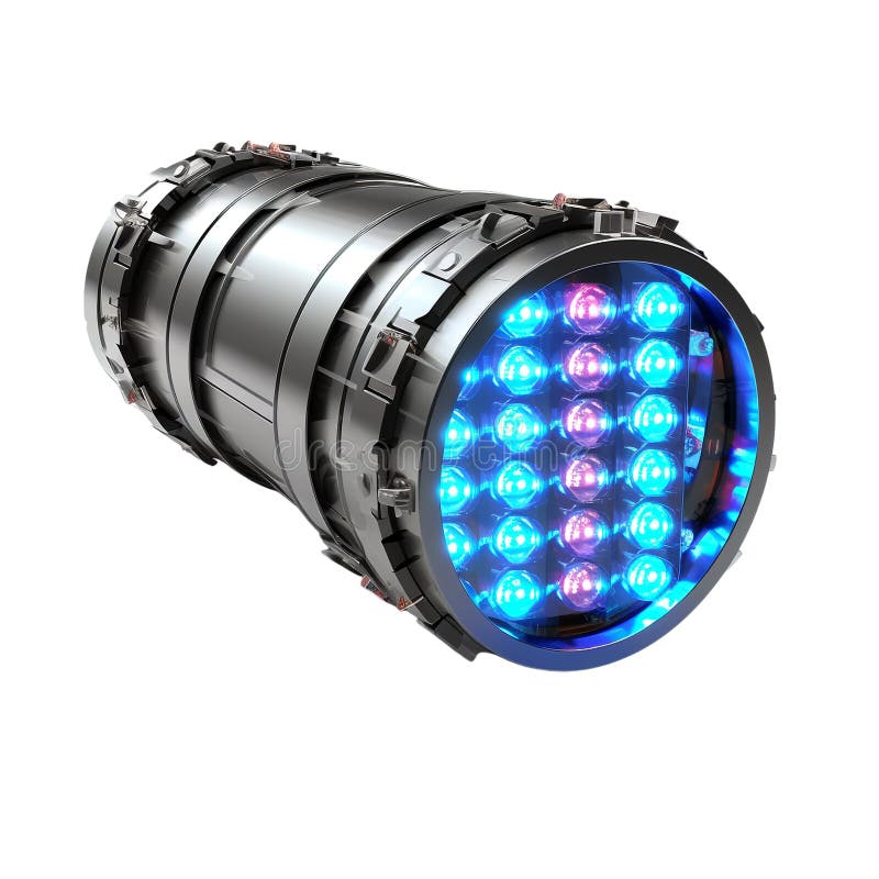 LED Submersible Lights Against Transparent Background Ai Generated ...