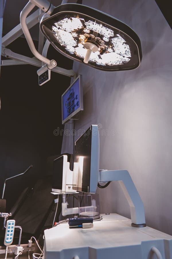 LED Surgical Lamp. Lighting Unit for the Operating Room Stock Image ...