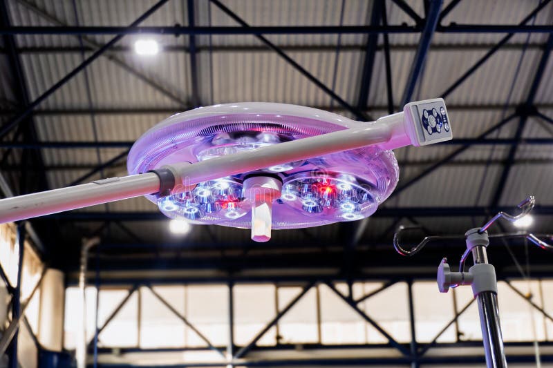 LED Surgical Lamp. Lighting Unit for the Operating Room Stock Photo ...