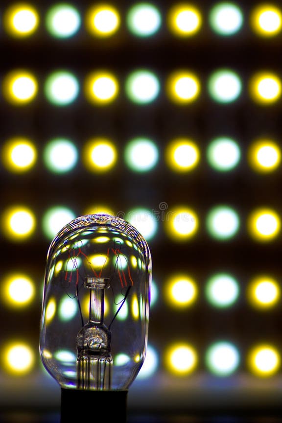 LED and tungsten light stock image. Image of light, tungsten - 26019429
