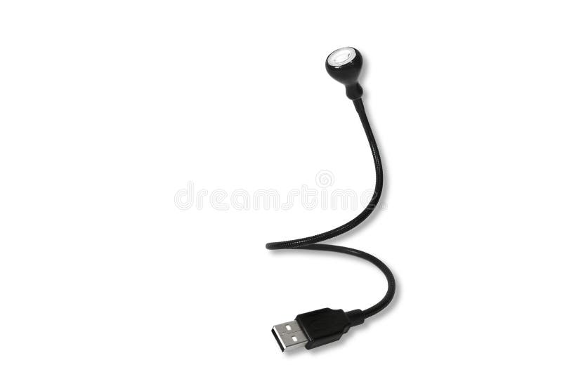 Led USB Flashlight for Laptop or Computer Keyboard Lighting Stock Image ...