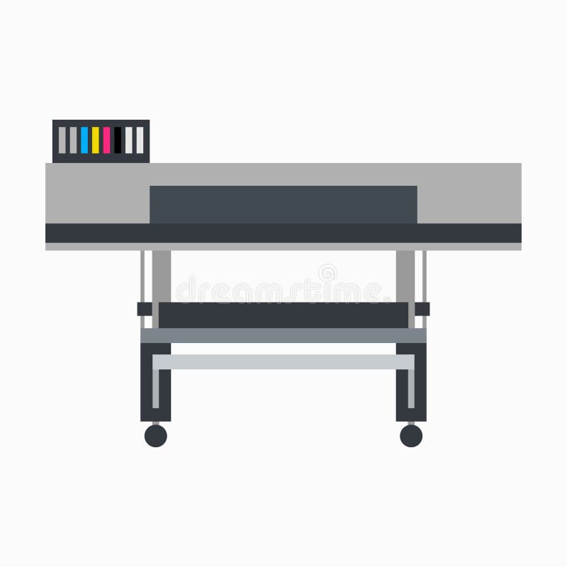 Flatbed Printer Stock Illustrations – 52 Flatbed Printer Stock ...