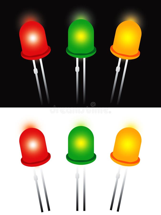 LED light stock illustration. Illustration of bulb, colorful - 45646248