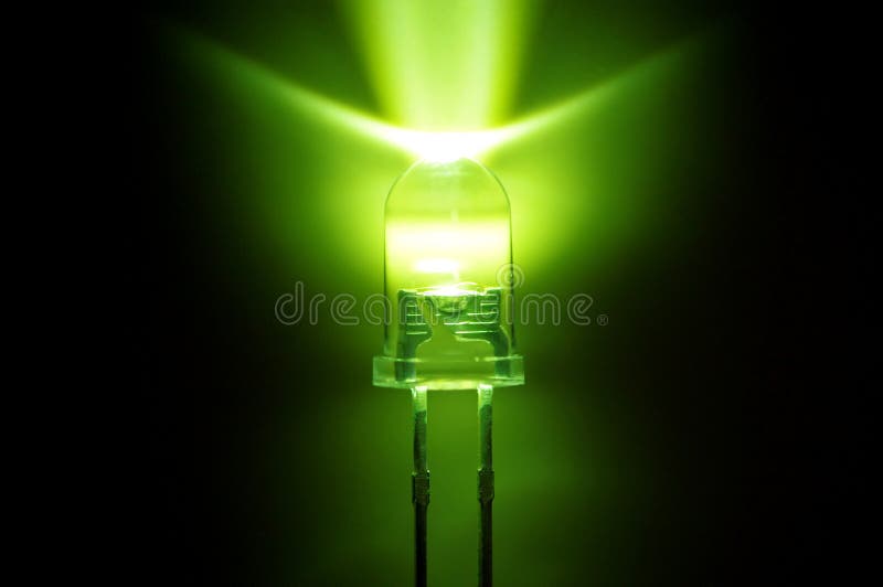 LED verde imagen de archivo. Imagen de viga, conducido - 33339919