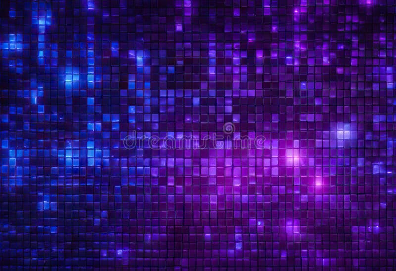 LED Video Wall Screen Texture Background Blue and Purple Color Light ...