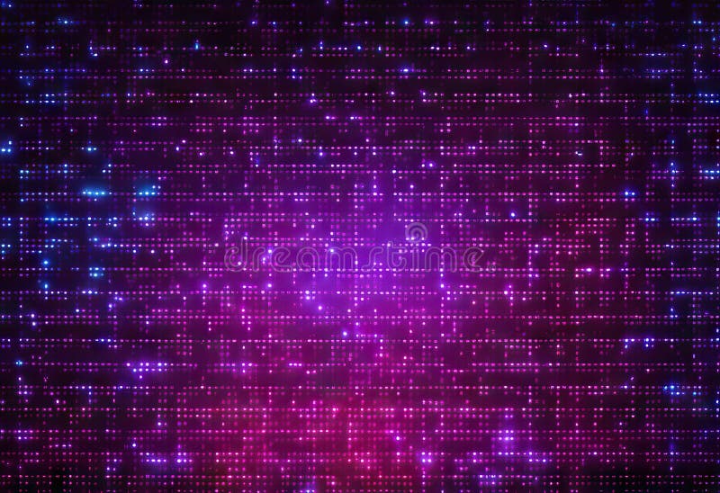LED Video Wall Screen Texture Background Vector Blue and Red Purple ...